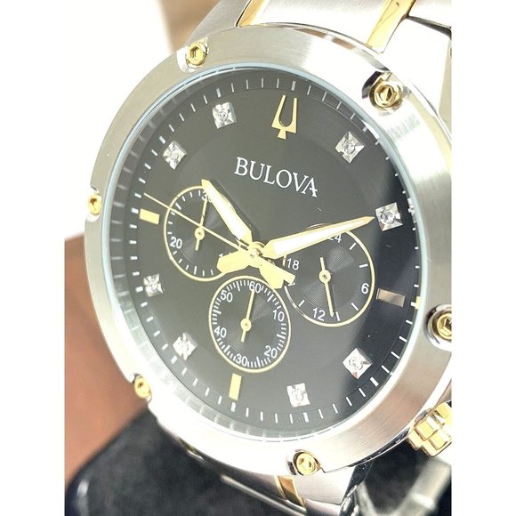 Bulova | Accessories | Bulova Mens Watch 98d59 Quartz Chronograph ...